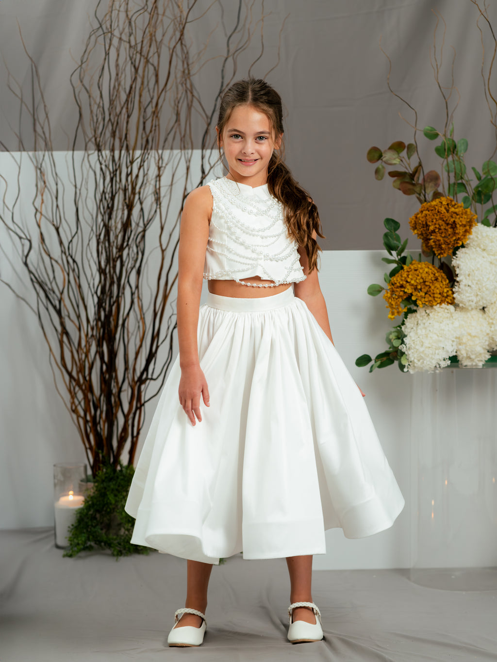 Lolo Set Flower Girl Dress SYDNEY| Custom-Made by Rasha Baset – Rasha Baset
